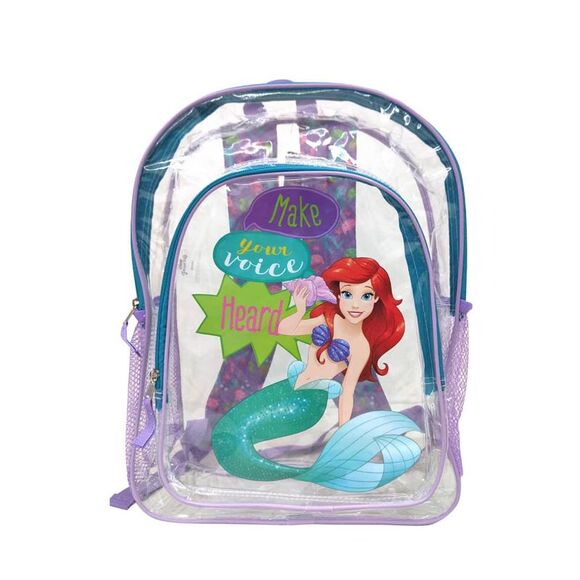 Disney | Accessories | The Little Mermaid Transparent Backpack 6 Ariel ...